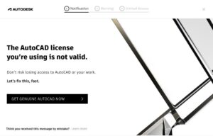 "Your AutoCAD license is not valid" çözümü