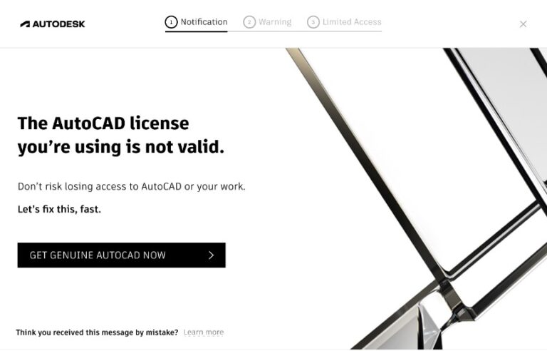 "Your AutoCAD license is not valid" çözümü